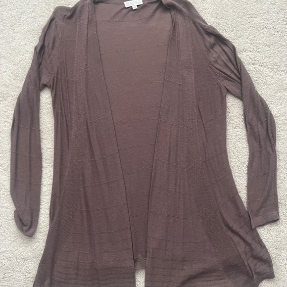 Joseph A | Sweaters | Joseph A Chocolate Openfront Cardigan | Poshmark